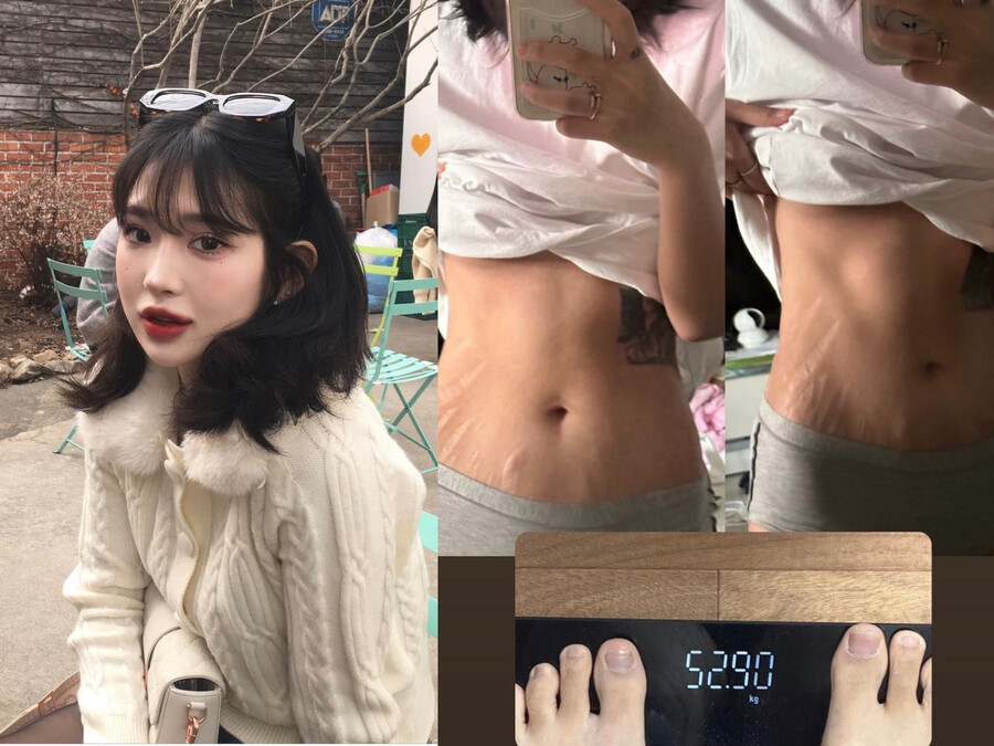 다이어트한 스타들 | 故 최진실 딸 최준희, 44kg 감량 후 튼살 공개 : ZUM 뉴스