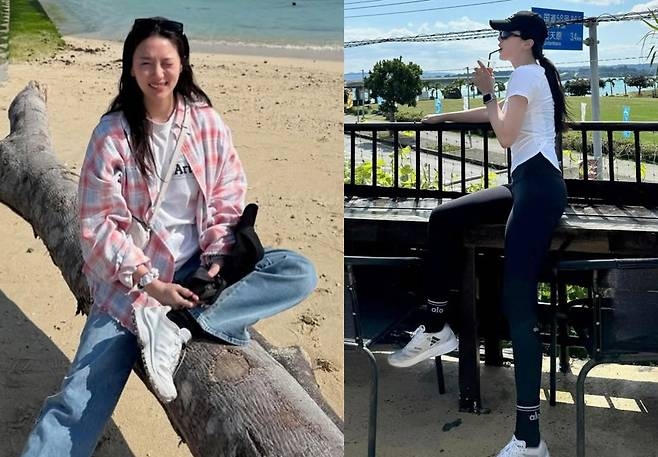 인`스타`그램 세상 | 표예진, 이렇게 마르고 예뻤어? ‘164cm 46kg’ 쭉 뻗은 11자 모델 핏 애슬레저룩 : ZUM 뉴스