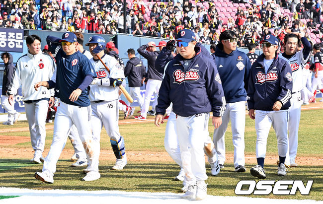 OSEN 스포츠 사진 | [사진]두산-KIA,`접전 끝에 3-3 무승부` : ZUM 뉴스