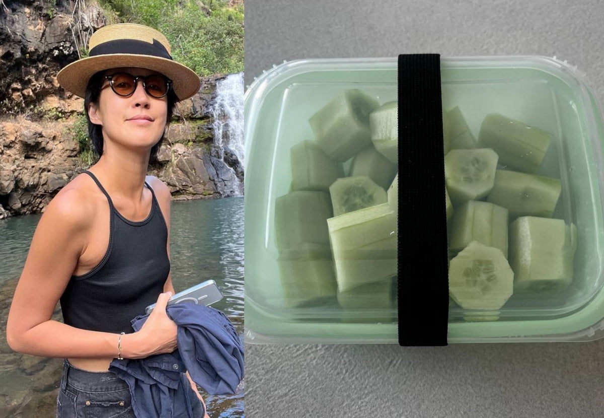 인`스타`그램 세상 | 홍진경, 180cm·51kg 유지 비결 있었네…점심=충격적 `오이 도시락` : ZUM 뉴스