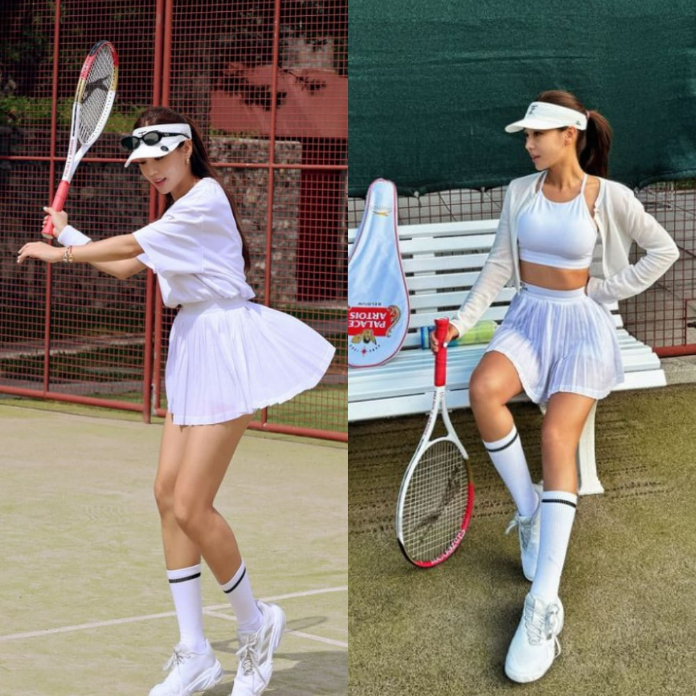 인`스타`그램 세상 | `32세` 김희정, `160cm 43kg`라더니…테니스 치러 가서 화보 찍었네 : ZUM 뉴스