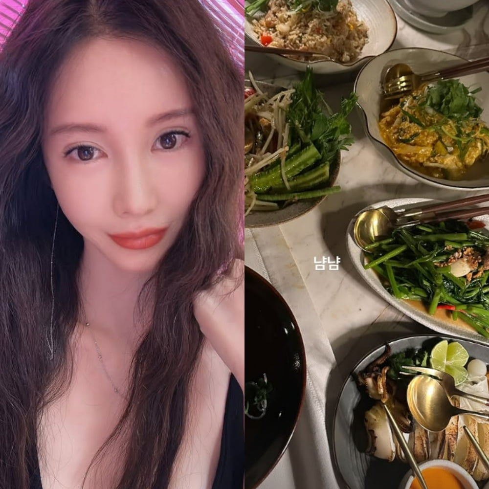 인`스타`그램 세상 | `♥태국 재벌` 신주아, 또 상다리 휘어지는 진수성찬…호화 일상ing : ZUM 뉴스