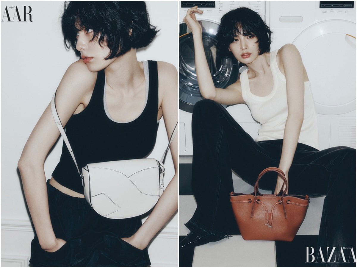 인`스타`그램 세상 | 나나, 171cm 48kg이라더니…30만 원대 가방도 명품으로 보이는 우월핏 [화보] : ZUM 뉴스