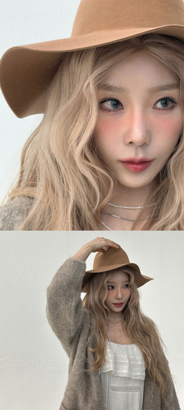 [연재] 스포츠서울 `★SNS` | ‘10년 전 미모 그대로’ 태연, 금발의 요정 미모 [★SNS] : ZUM 뉴스